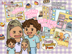 Family House Printable Template (Digital PDF Only) – Lulu Paper Dolls
